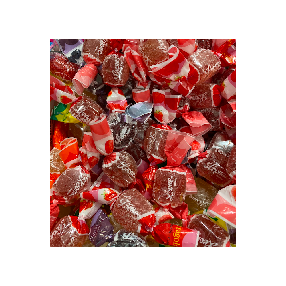 Caramelle Leone cubifrutta ai frutti di bosco 1 kg